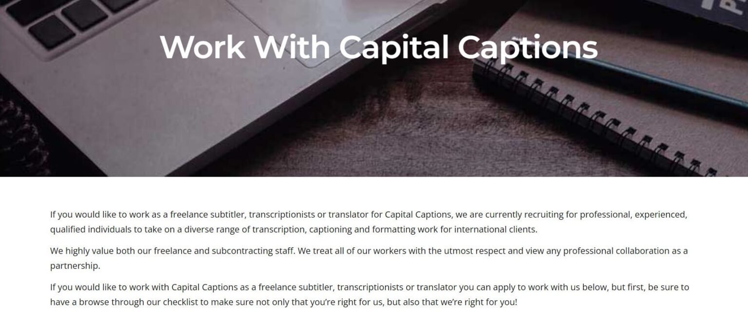 13 Best Closed Captioning Jobs That Allow You to Work From Home - Escribr