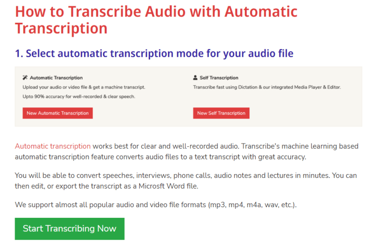 5 Free Audio Transcription Tools You Can Use Today - Escribr