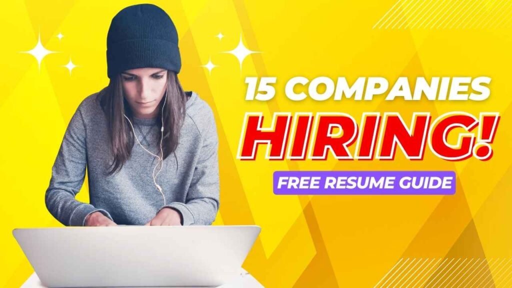 15 Work From Home Jobs Hiring Now – No Experience Needed! - Escribr